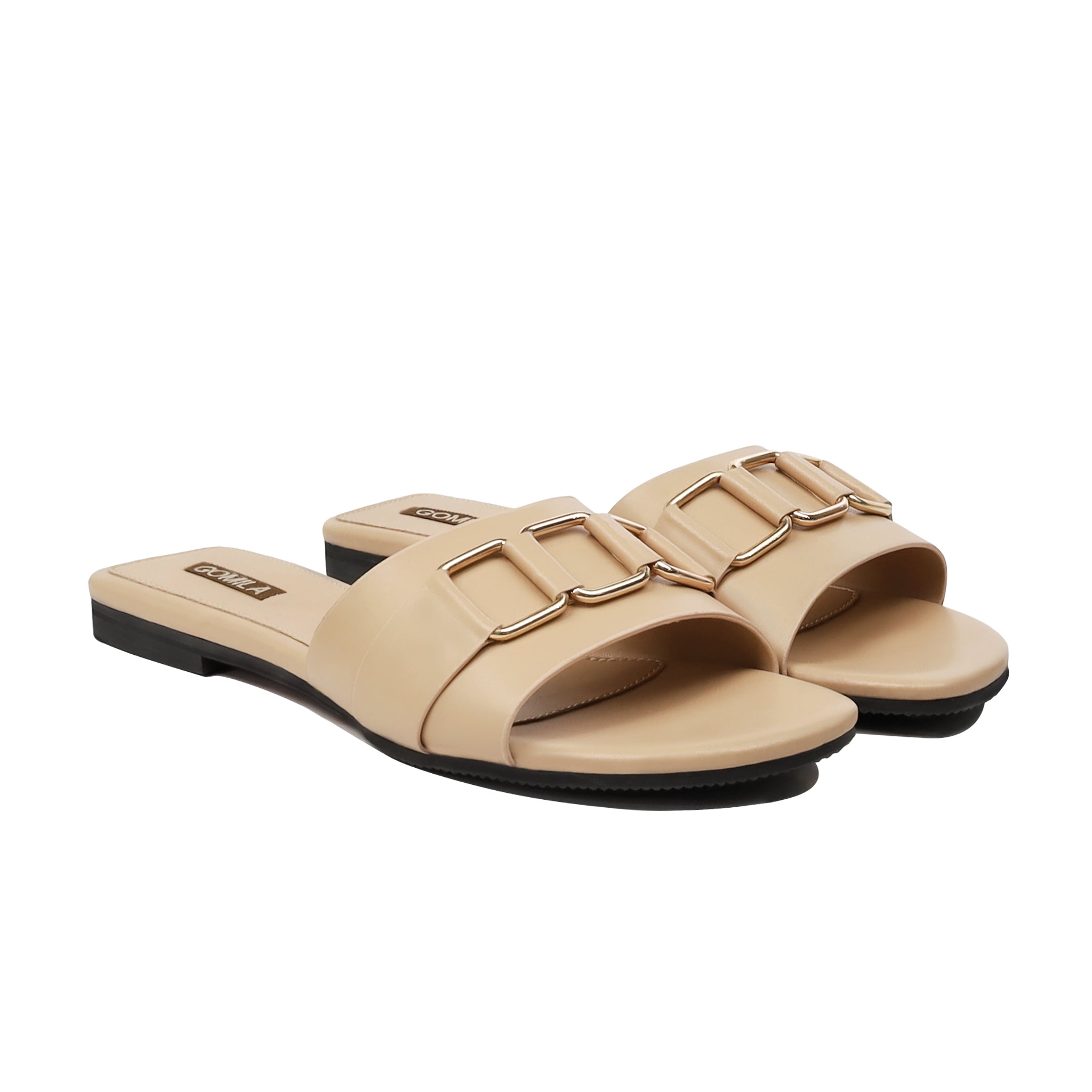 Vionna - Women's Light Beige Slipper – Gomila Intersole PK